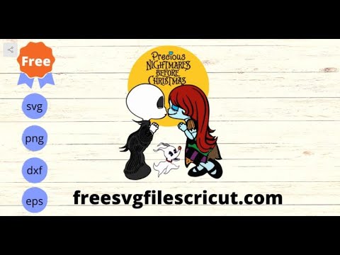 Free Jack Skellington Svg, Halloween Svg, Precious Nightmares Before Christmas Svg