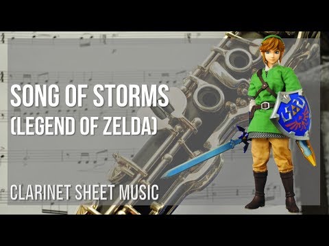 Clarinet Sheet Music: How to play Song of Storms (Legend of Zelda) by Koji Kondo