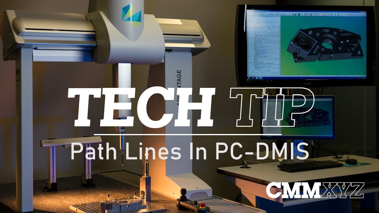 Path Lines In PC-DMIS | CMMXYZ Tech Tips