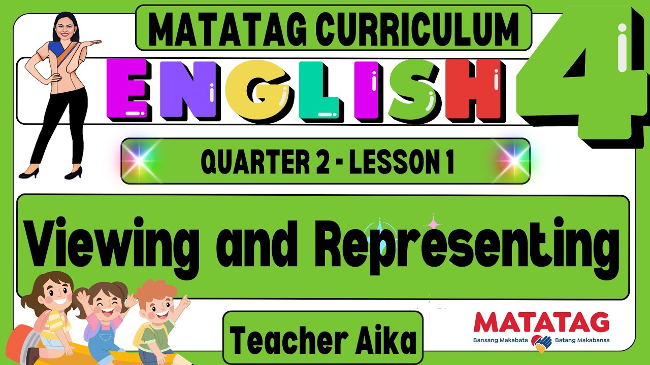 MATATAG ENGLISH 4 Grade 4 Quarter 1 Lesson 1 Viewing  and  Representing