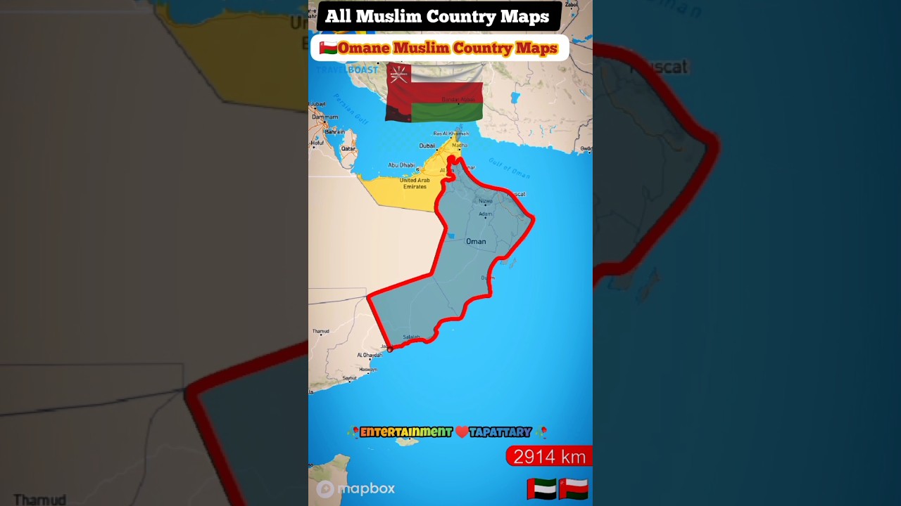 Oman Muslim Country full Location Maps #short #shortvideo #oman  #muslim #maps #islam #Allahu