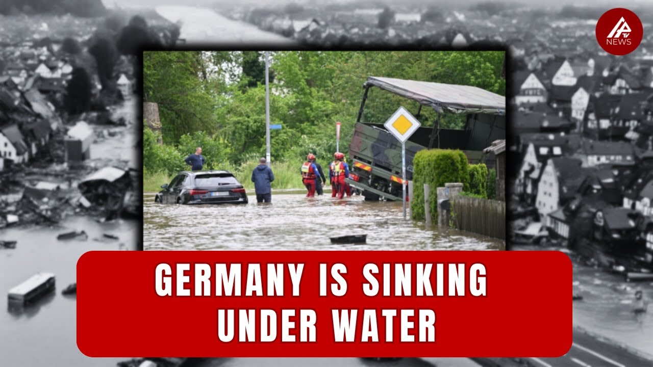 Germany's deadly floods spread along Danube #video #floods