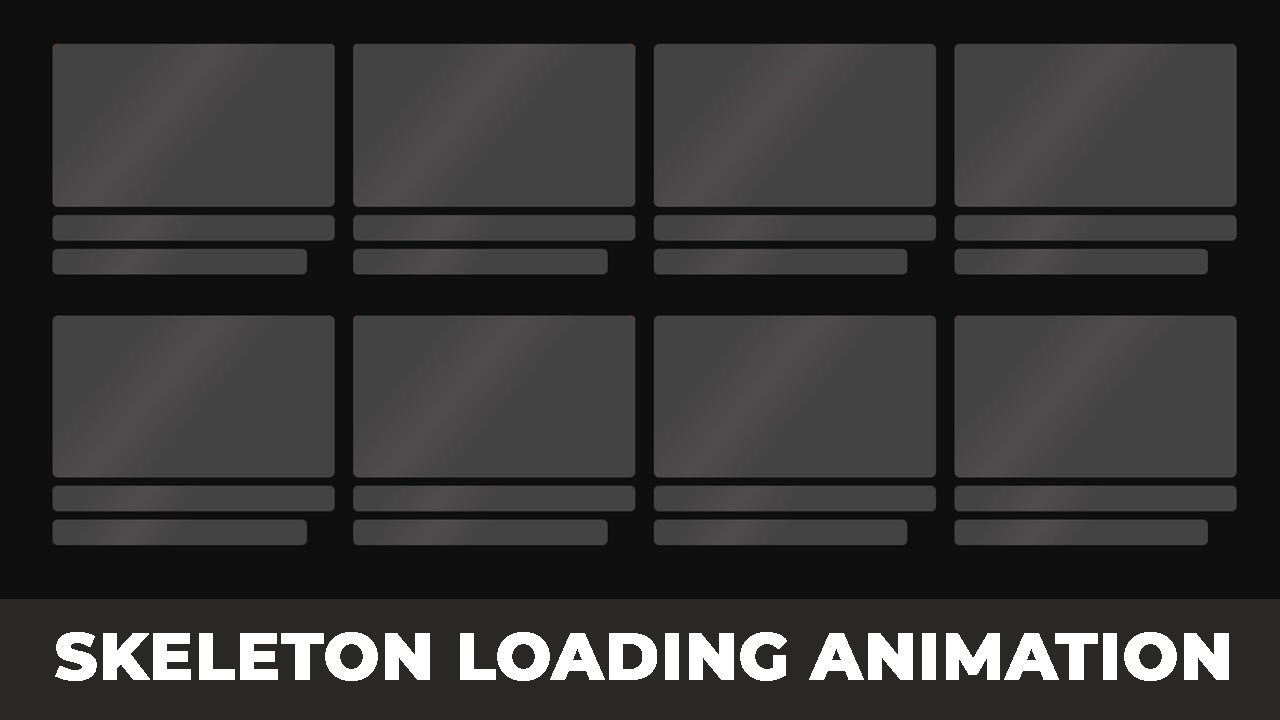 How to Create a Skeleton Loading Animation Using HTML CSS and JavaScript