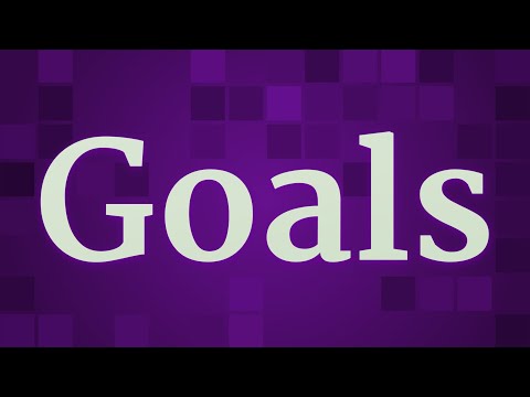 GOALS pronunciation • How to pronounce GOALS