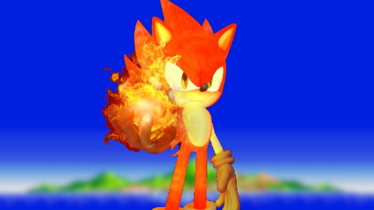 Fire Sonic in Sonic 2 ➢ Sonic Hack