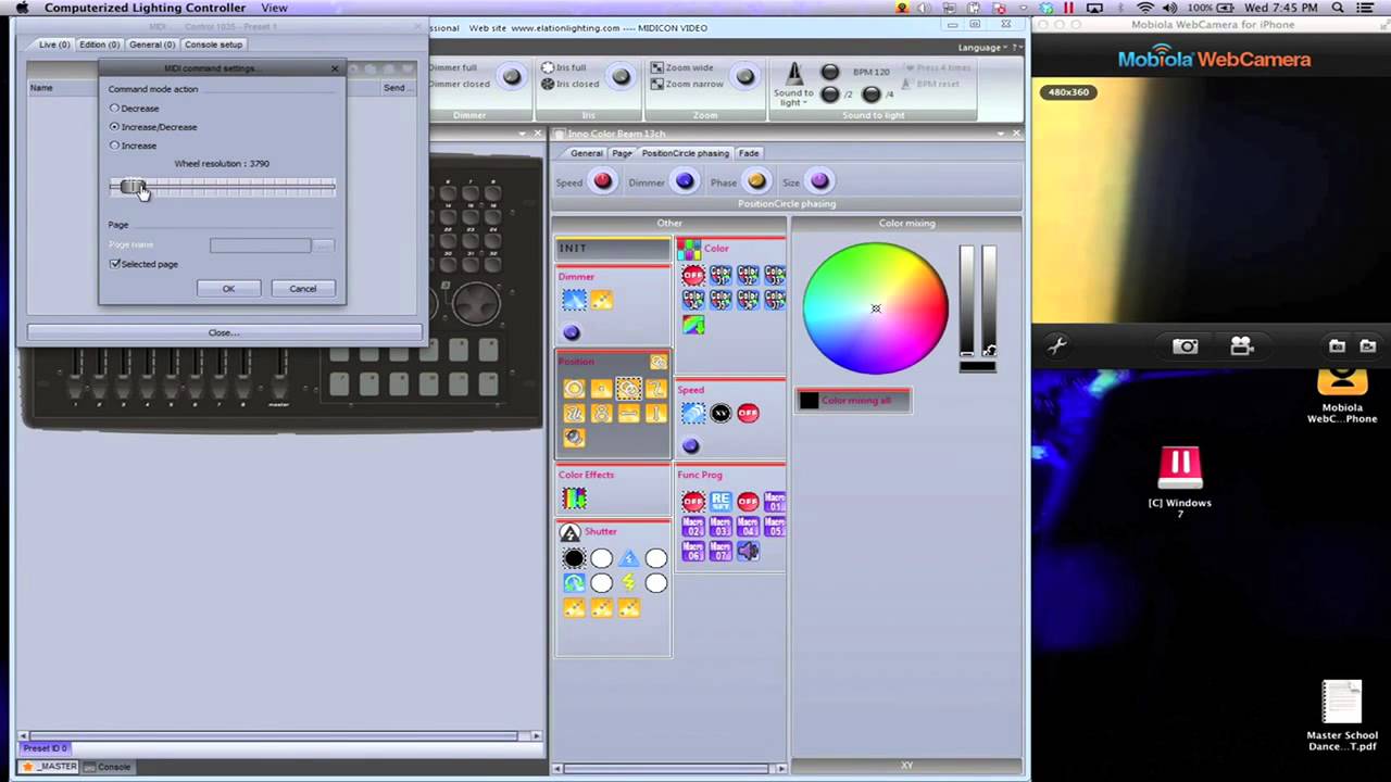 CompuShow Video Manuals - MIDICON Setup