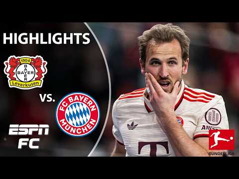 BATTLE AT THE TOP 🔥 Bayer Leverkusen vs. Bayern Munich | Bundesliga Highlights | ESPN FC