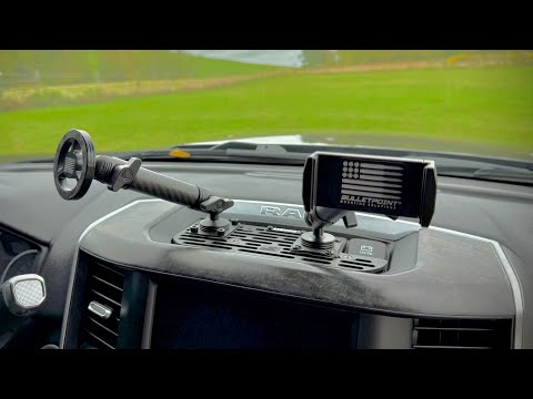 Bulletpoint Mounting Solutions Rubigrid Phone Mount For 2019+ Ram Trucks Install & Review