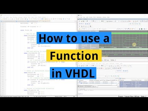 How to use a Function in VHDL