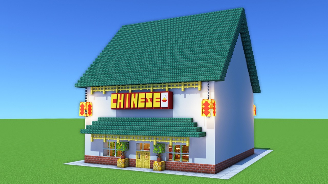 中華料理店の作り方｜内装も含め - Minecraft Builders