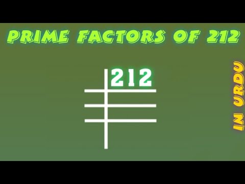 Prime Factors of 212 - Prime Factorization