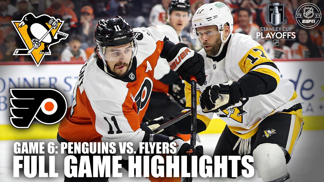 1st Round – Game 6: Pittsburgh Penguins vs. Philadelphia Flyers | Full Game Highlights | ESPN NHL