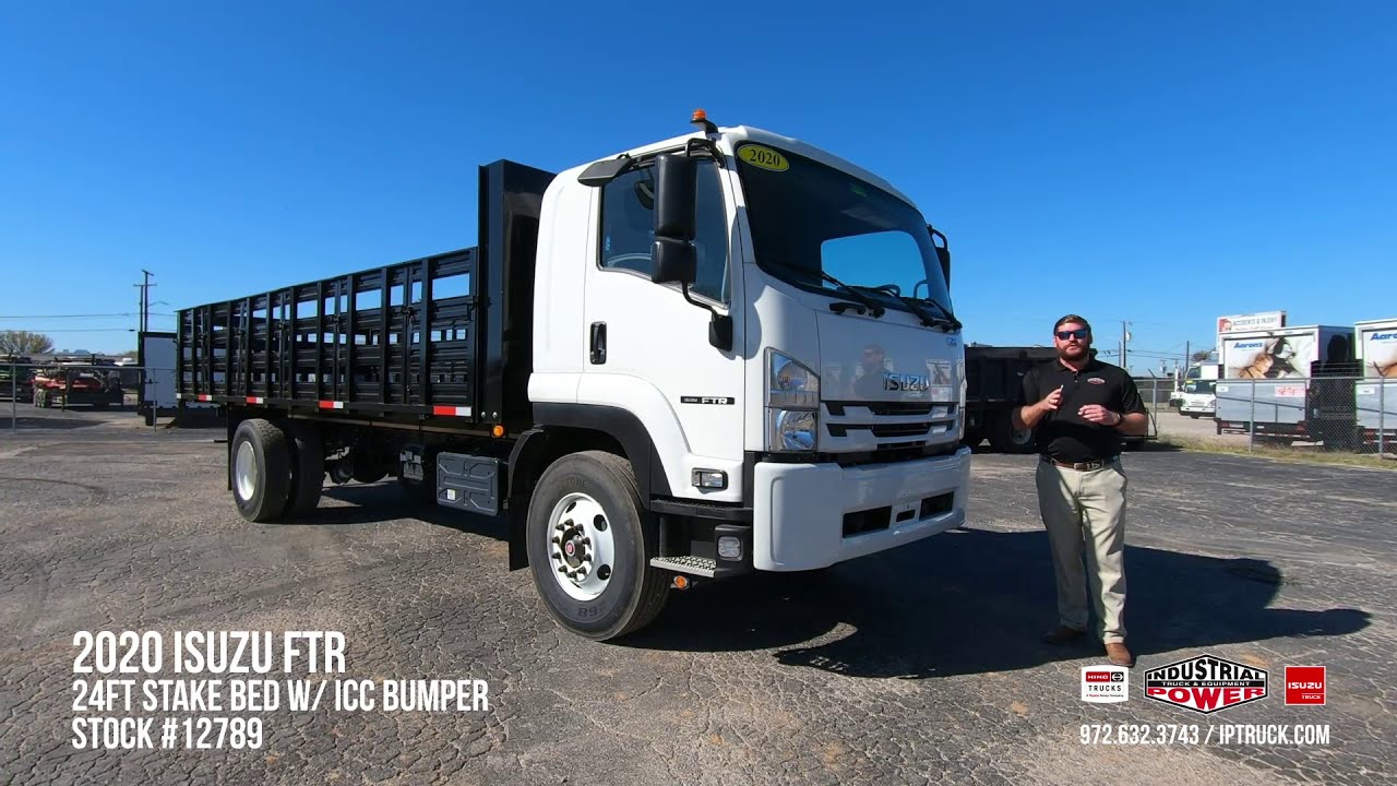 Isuzu FTR Stake Bed Truck | 24ft Commercial Truck | #12789
