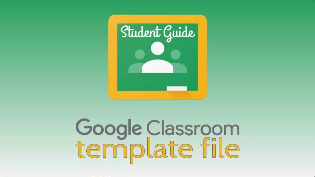 Classroom Student Guide:  Template File
