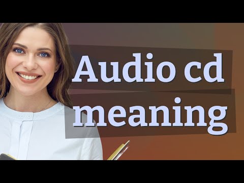 Audio cd | meaning of Audio cd