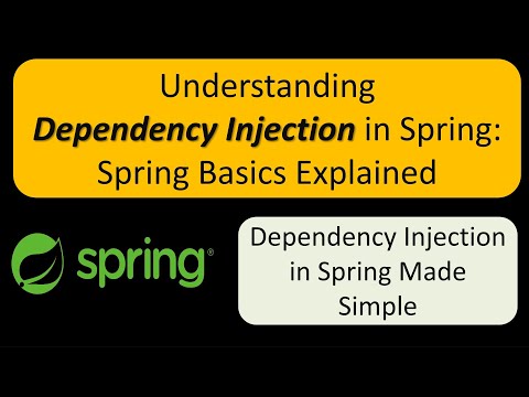 What is Spring dependency injection? | Dependency injection in Spring | Spring Tutorial