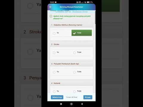 Cara Skrining Riwayat Kesehatan di Mobile JKN (BPJS Kesehatan)
