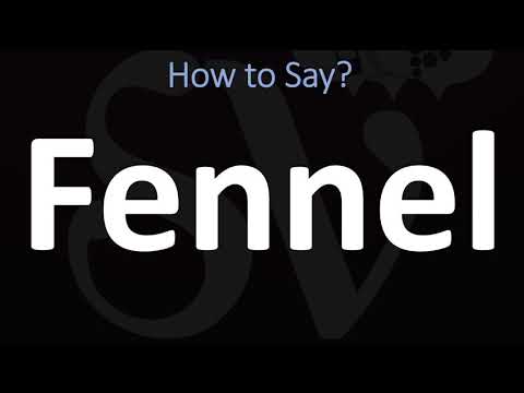 How to Pronounce Fennel? (CORRECTLY)
