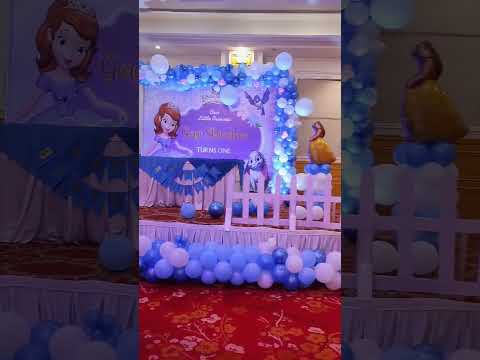 Sofia Theme Birthday Decoration #sofia #sofiathefirst