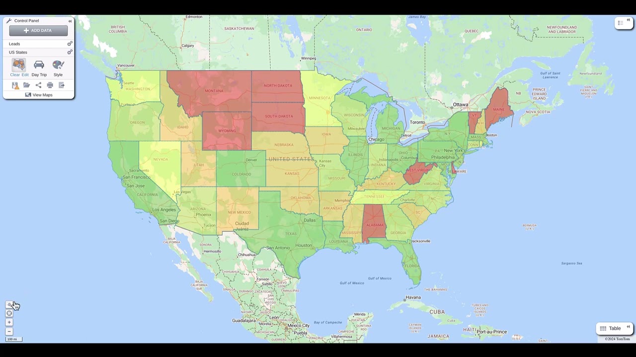 What is a choropleth map