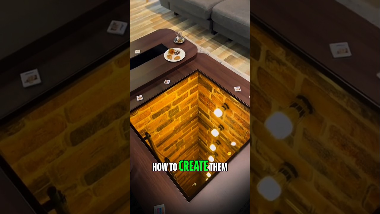 DIY Infinity Mirror Table ⚒️ Step-by-Step