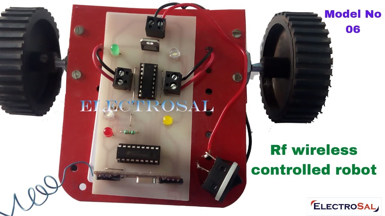 RF controlled wireless ROBOT //Engineering / electrical / electronic / diploma /project