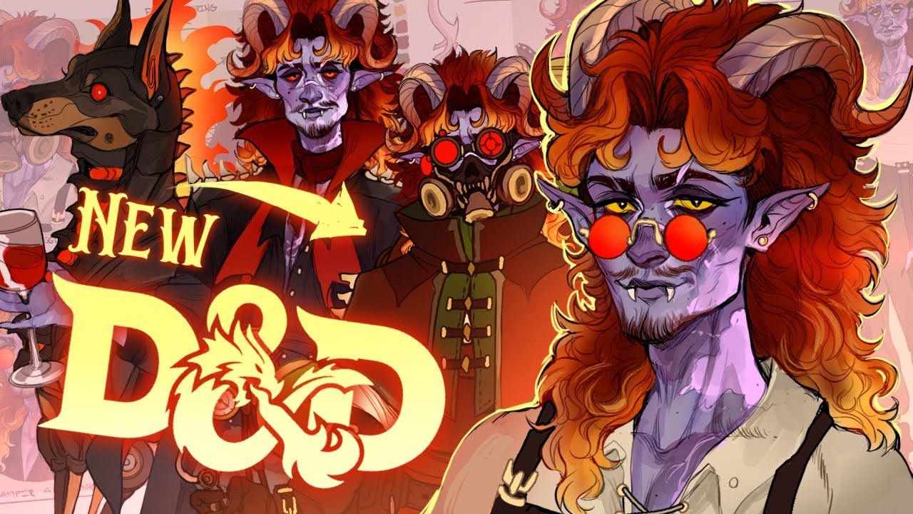 Designing my new D&D Character! 🔥(FULL CHARACTER DESIGN PROCESS)