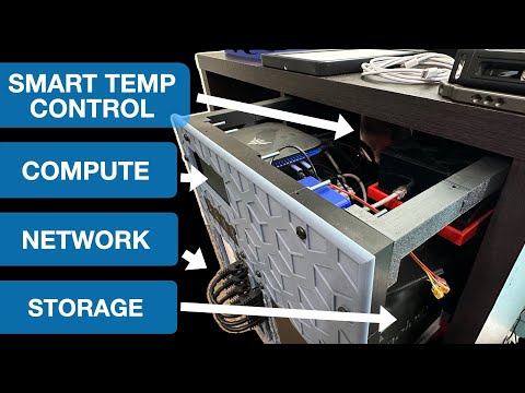 Introducing CUBITRON: All-In-One Home Lab - Compute, Network, Storage, Smart Cooling