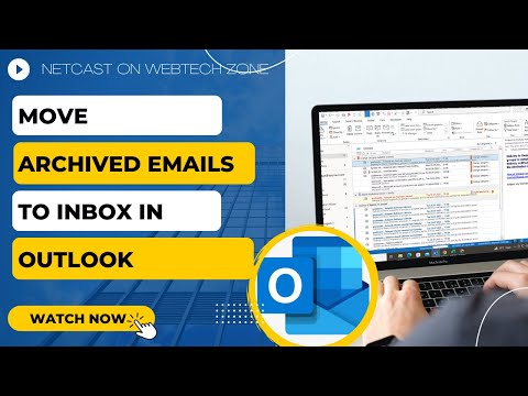 How to Move Archived Emails to Inbox in Outlook | Move Emails From Archive to Inbox In Outlook