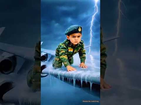 Indian army baby Saves plane crash Landing 😯 #ai #amry #ytshorts
