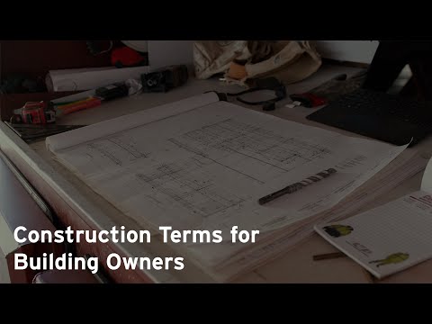 Construction Terms for Building Owners