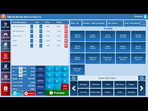 Restaurant POS in Microsoft access with source code