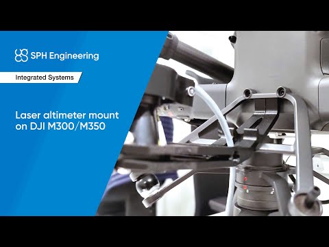 Laser altimeter mount on DJI M300/M350