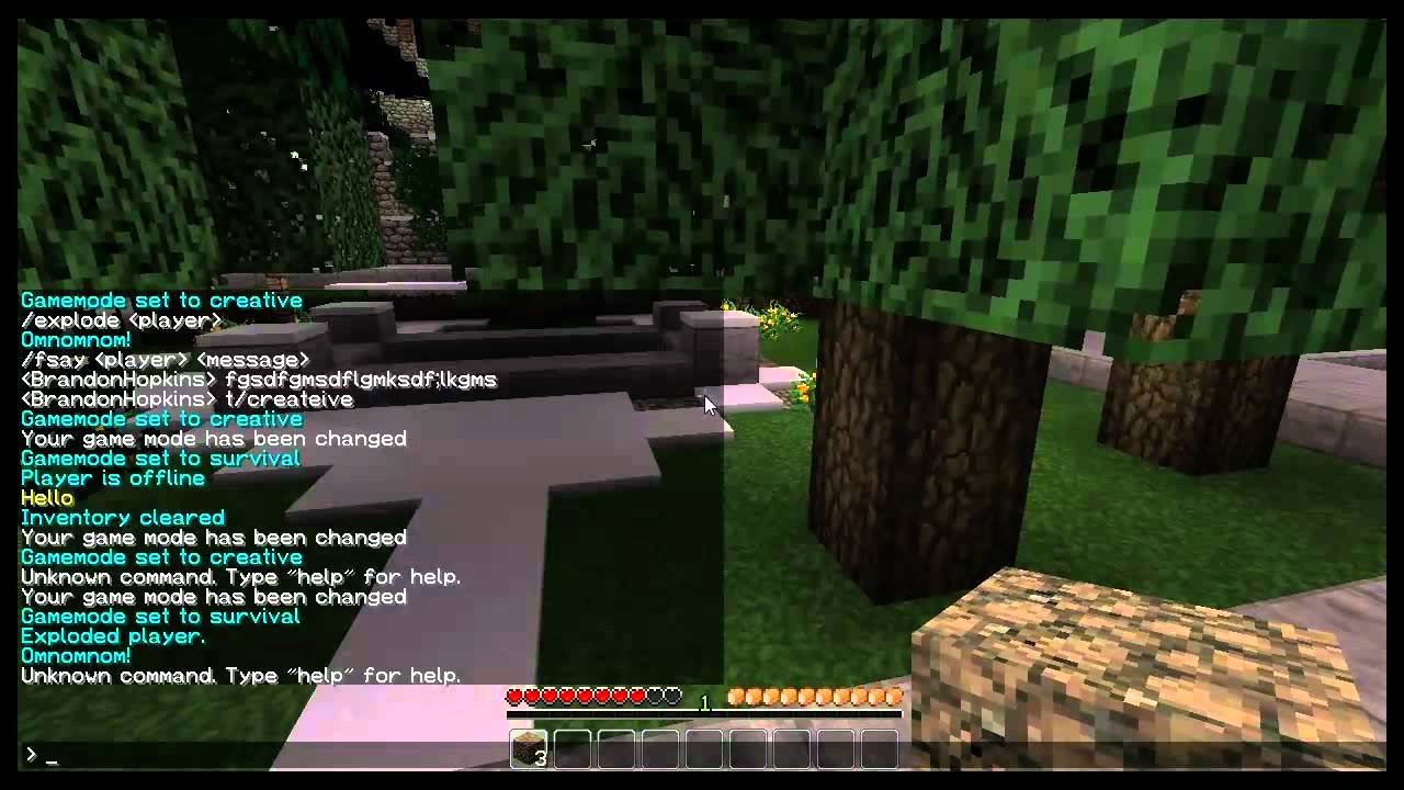 Bukkit Plugin Tutorial: CommandBin - Commands required for a server!