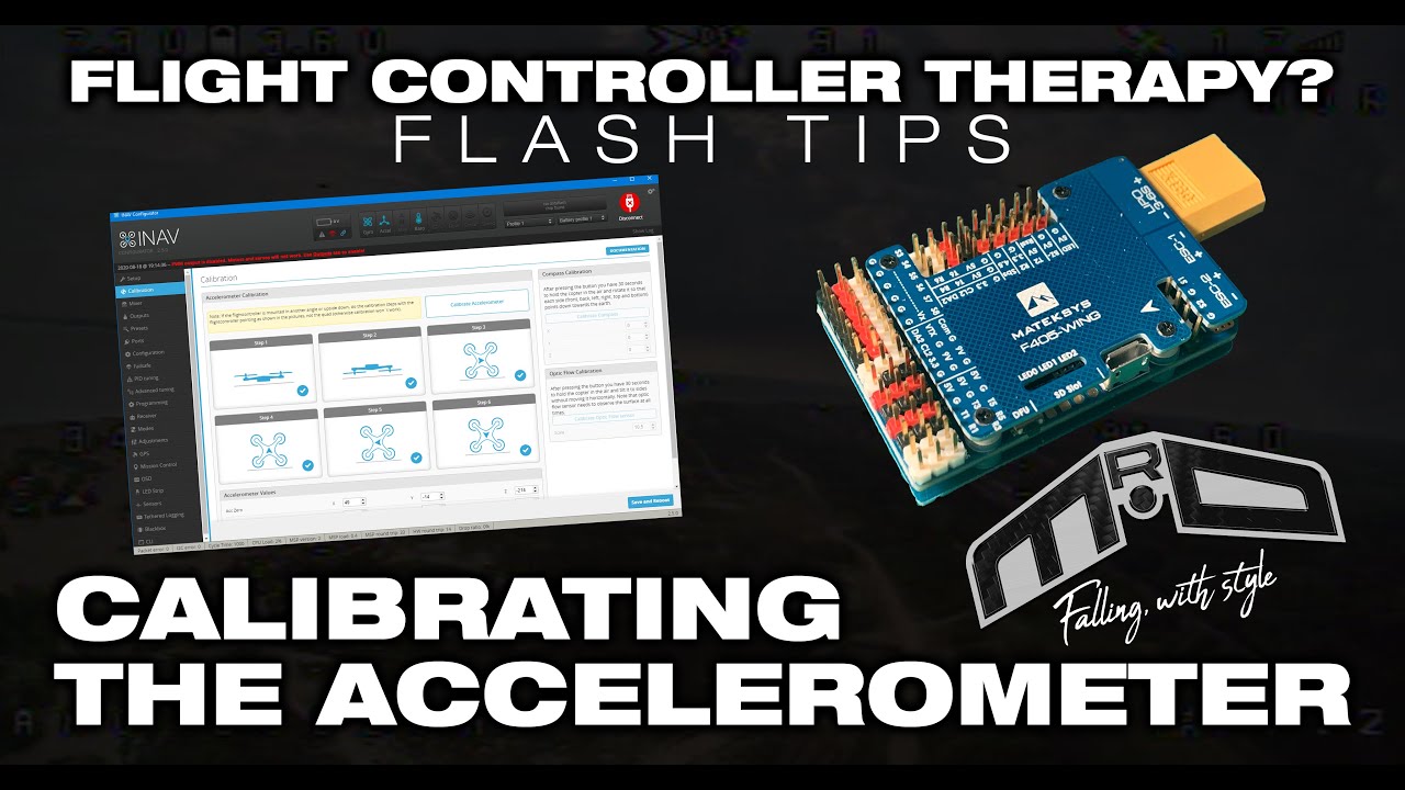 How to calibrate the accelerometer in iNav