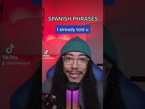 How to say I already told you in Spanish #shorts