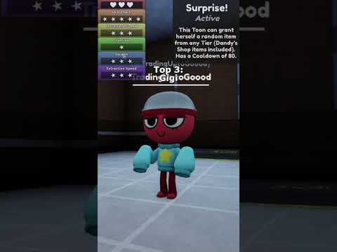 Top 5 Best Toons for solo run in my opinion! #dandysworld #roblox