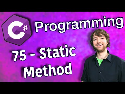 Learn C Programming Tutorial 75 Static Method Method to Take an ...