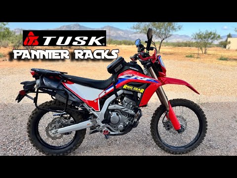 Tusk Pannier Luggage Racks Install Honda CRF300L Dual Sport