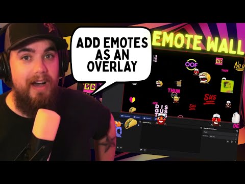 How to add an emote wall to stream