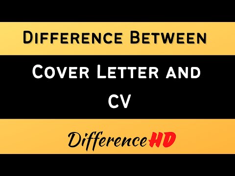 Difference Between Cover Letter and CV - what is the difference between a cv and cover letter?