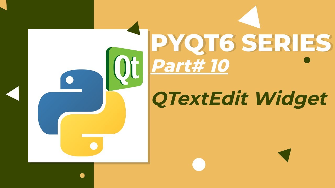 PyQt6 QTextEdit - When you need Multiline Input from the User!