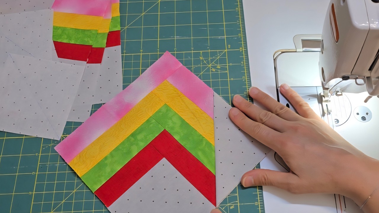 The Easiest Way to Make a Stunning Patchwork Pattern (zero waste)