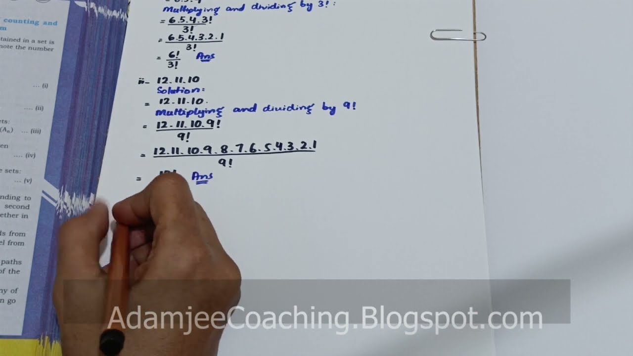 NEW Math 11th Exercise 6.1 Q.1 | PERMUTATION COMBINATION & PROBABILITY |