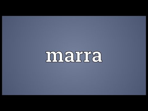 Marra Meaning