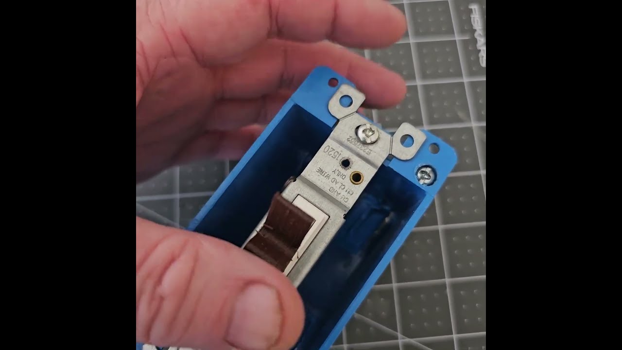 Frankenstein Light Switch Plate Cap Install