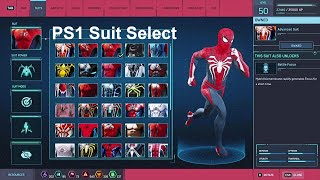 PS1 Suit Select at Marvel’s Spider-Man Remastered Nexus - Mods and ...