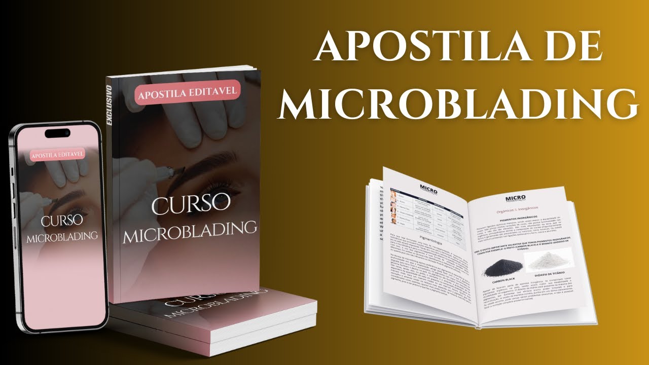 Apostila Editavel de Microblading PARA CURSOS PROFISSIONAIS