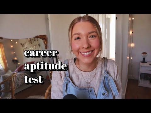ASMR career aptitude test with school guidance counsellor
