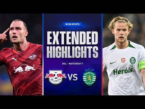 RB Leipzig vs. Sporting CP: Extended Highlights | UCL League Phase MD 7 | CBS Sports Golazo